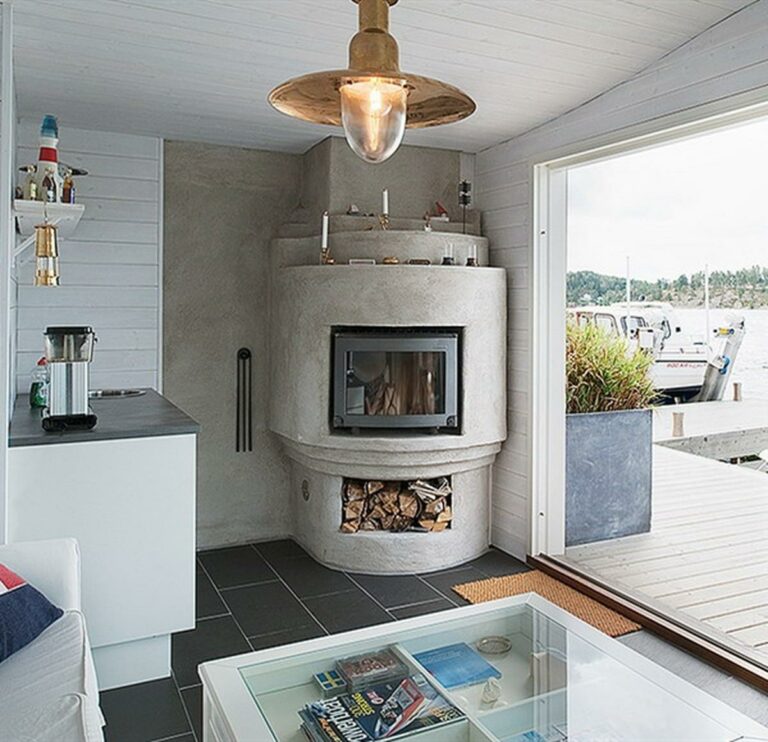 35 Scandinavian Fireplace Designs for Ultimate Comfort