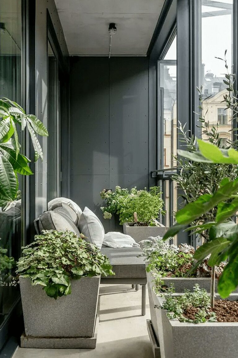 45 Sleek Contemporary Balcony Design Ideas
