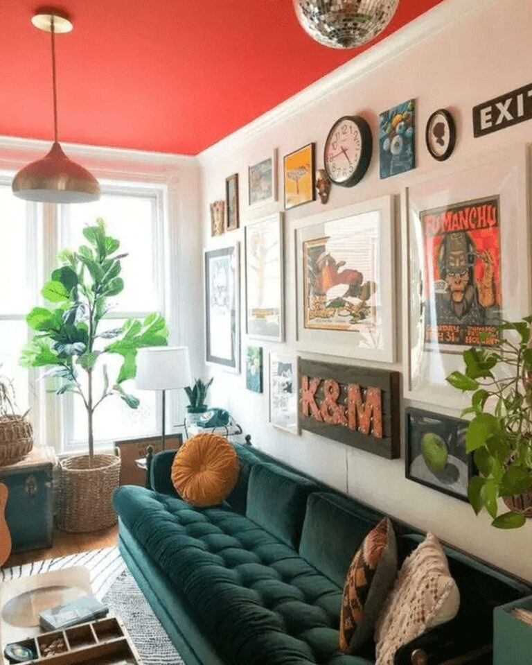 55 Vibrant And Magnificent Painted Ceiling Ideas