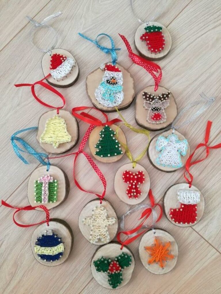 53 Magical Christmas String Art Ideas to Try