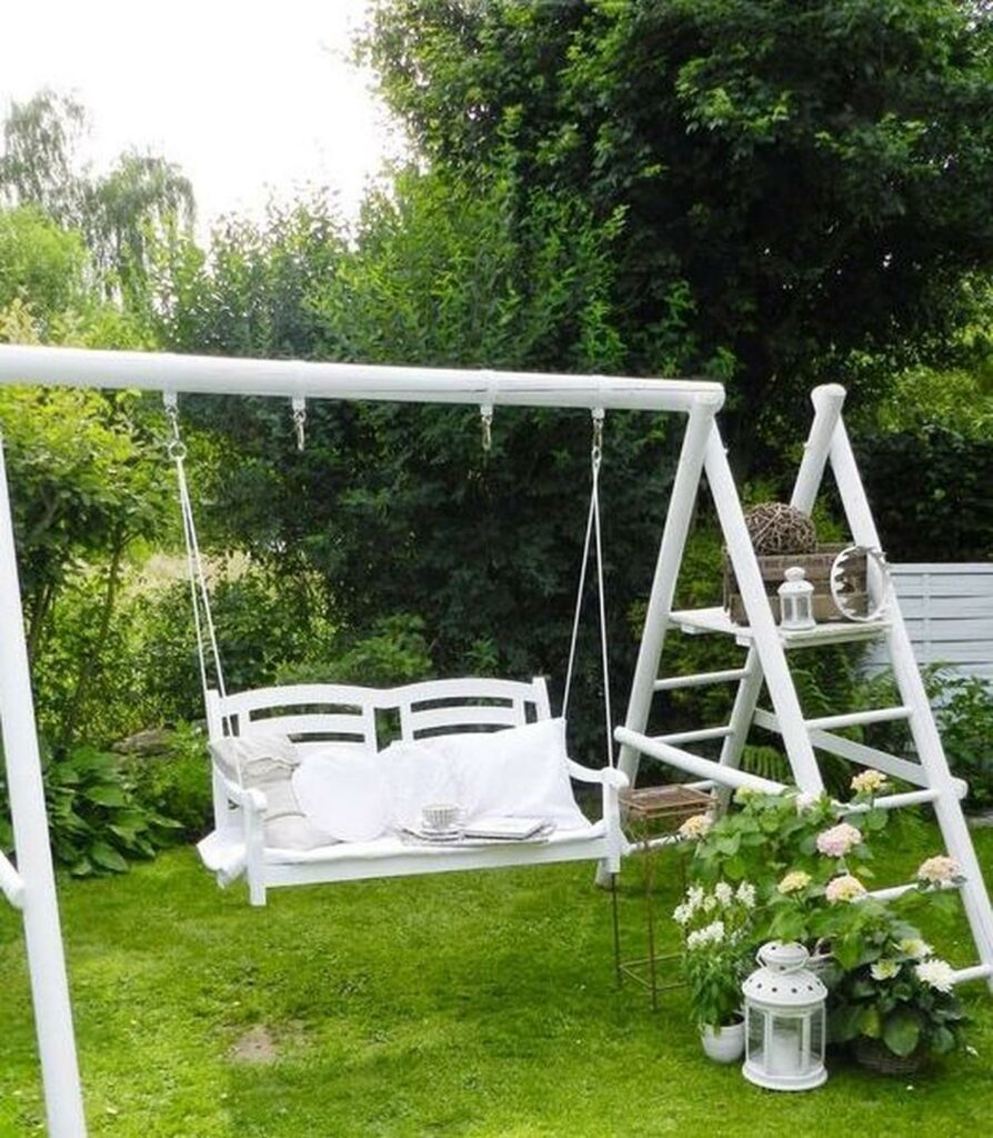 36 Enchanting Backyard Garden Swings for Relaxation