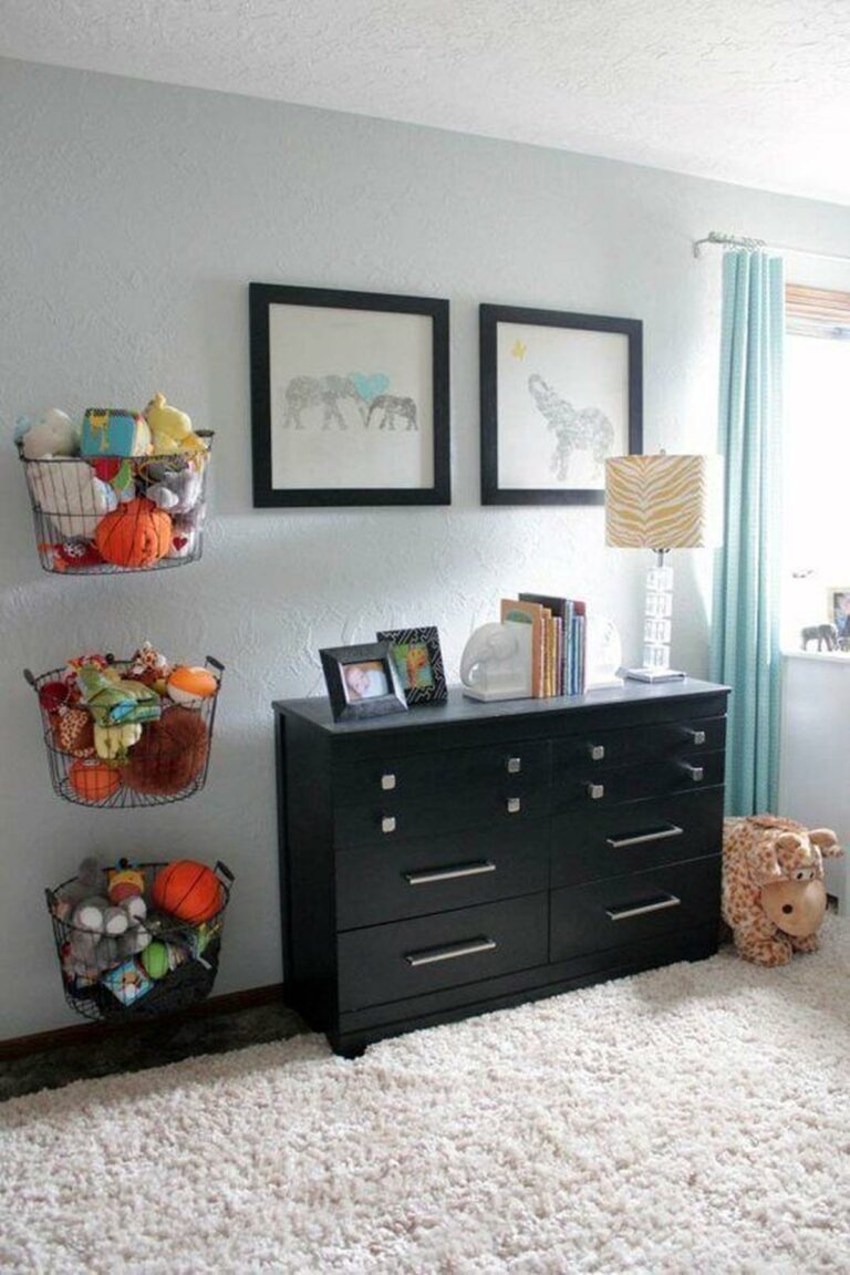26 Clever Wall Storage Solutions for Kids' Rooms