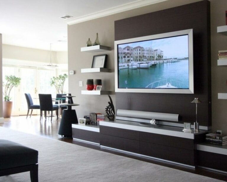 48 Elegant Modern Wall Units For Practical Storage