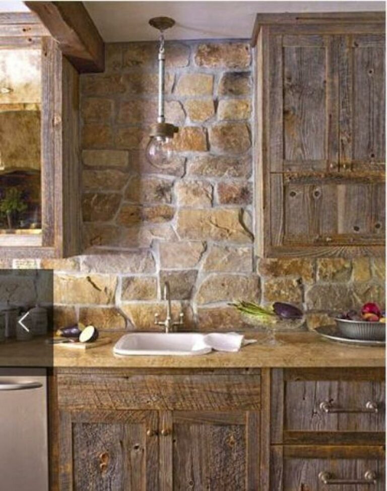 29 Breathtaking Stone And Rock Kitchen Backsplashes That Impress