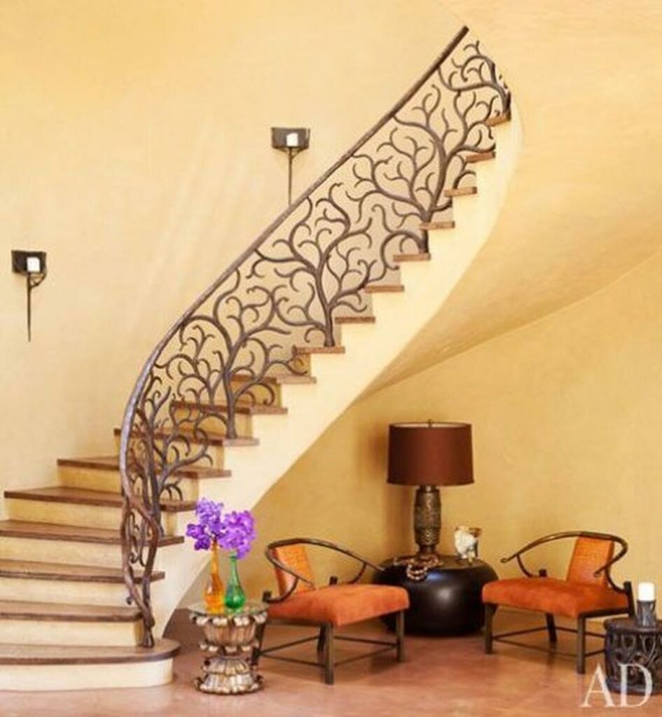 33 Elegant Wrought Iron Railing Designs For Indoor and Outdoor