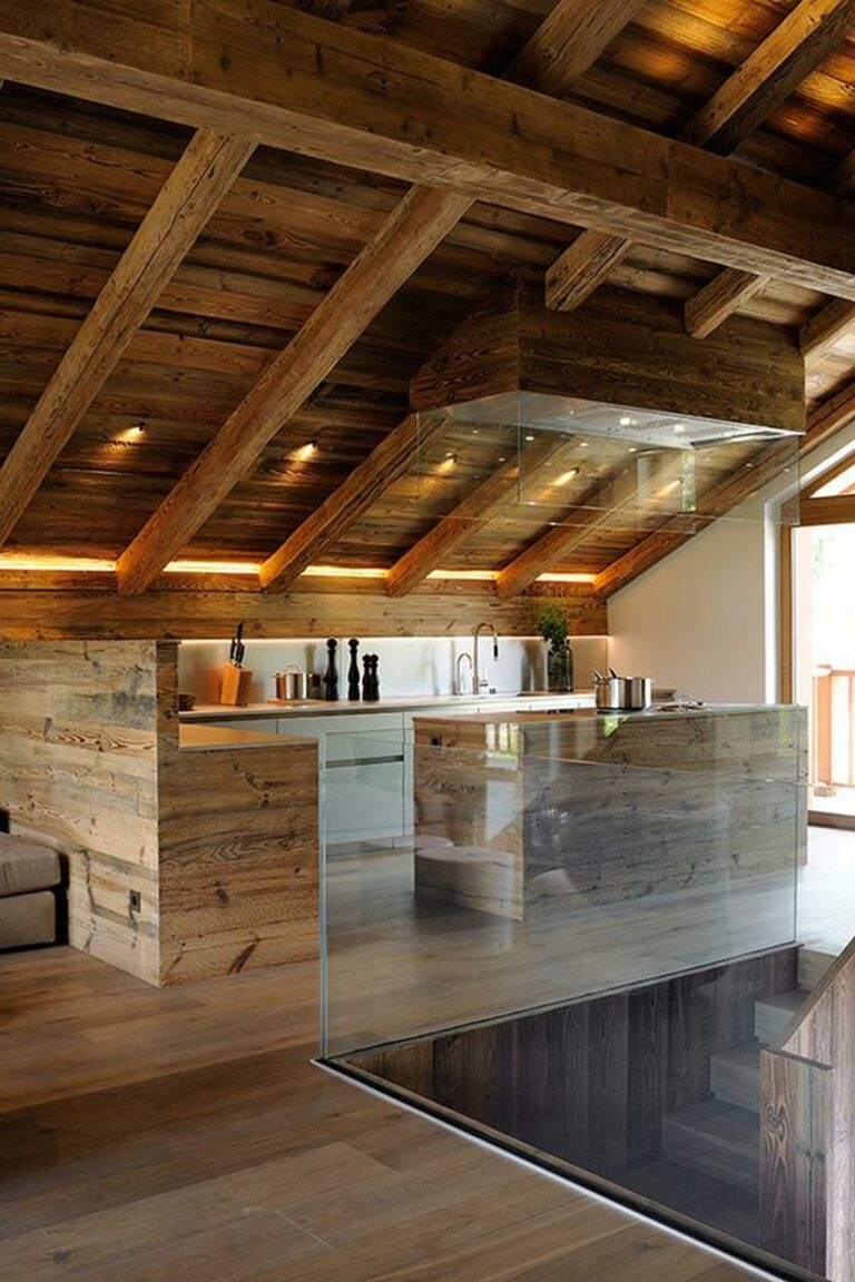 25 Chalet Kitchen Designs for Mountain Home Cooking