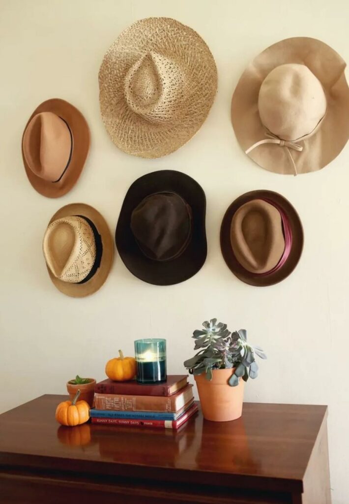31 Elegant Ways To Display Your Hats