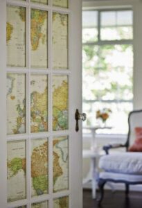 25 Creative Ways To Transform Maps Into Home Decor