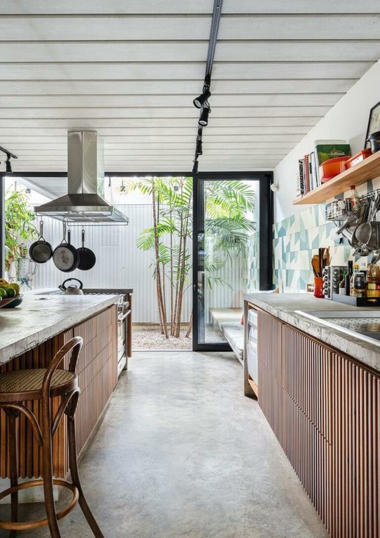 35 Breathtaking Fluted Kitchen Cabinet Ideas