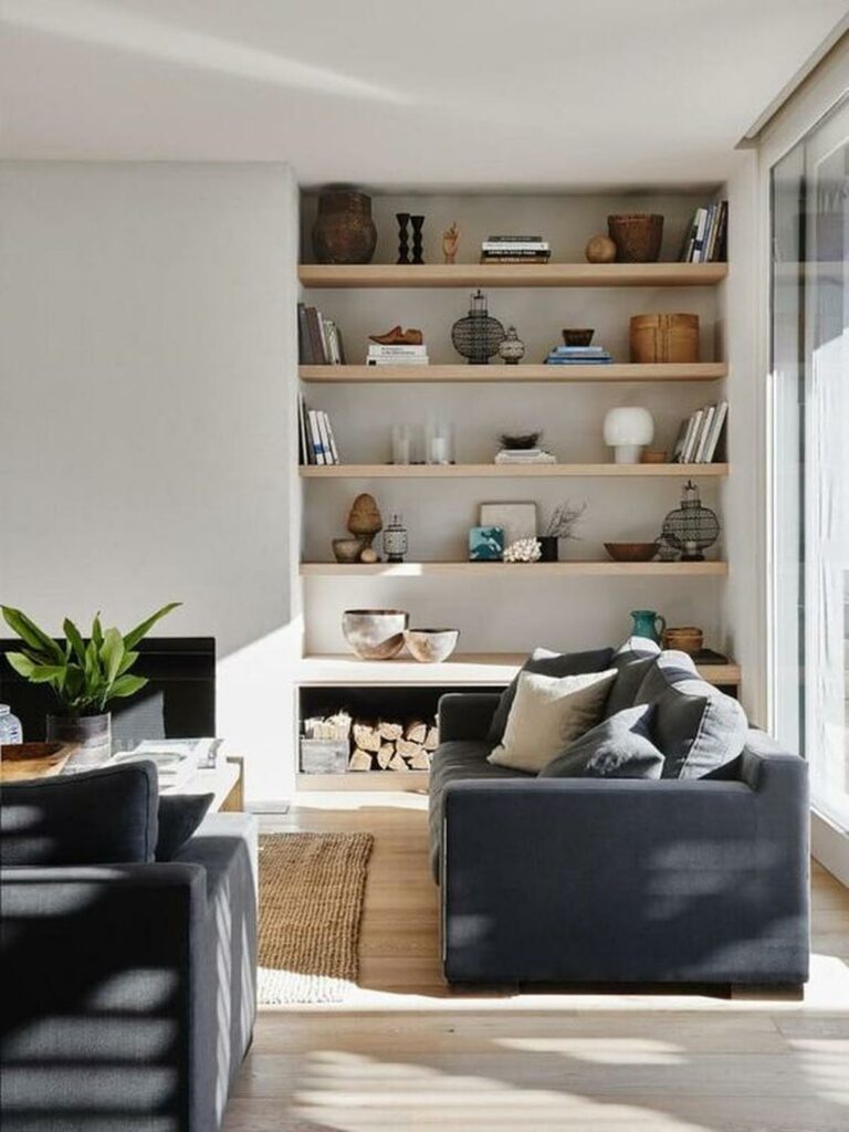 63 Sophisticated Living Room Niche Decorating Ideas