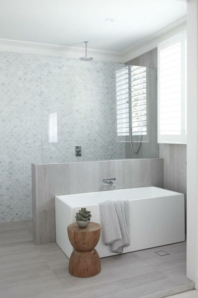 36 Creative Half-Wall Bathroom Design Ideas