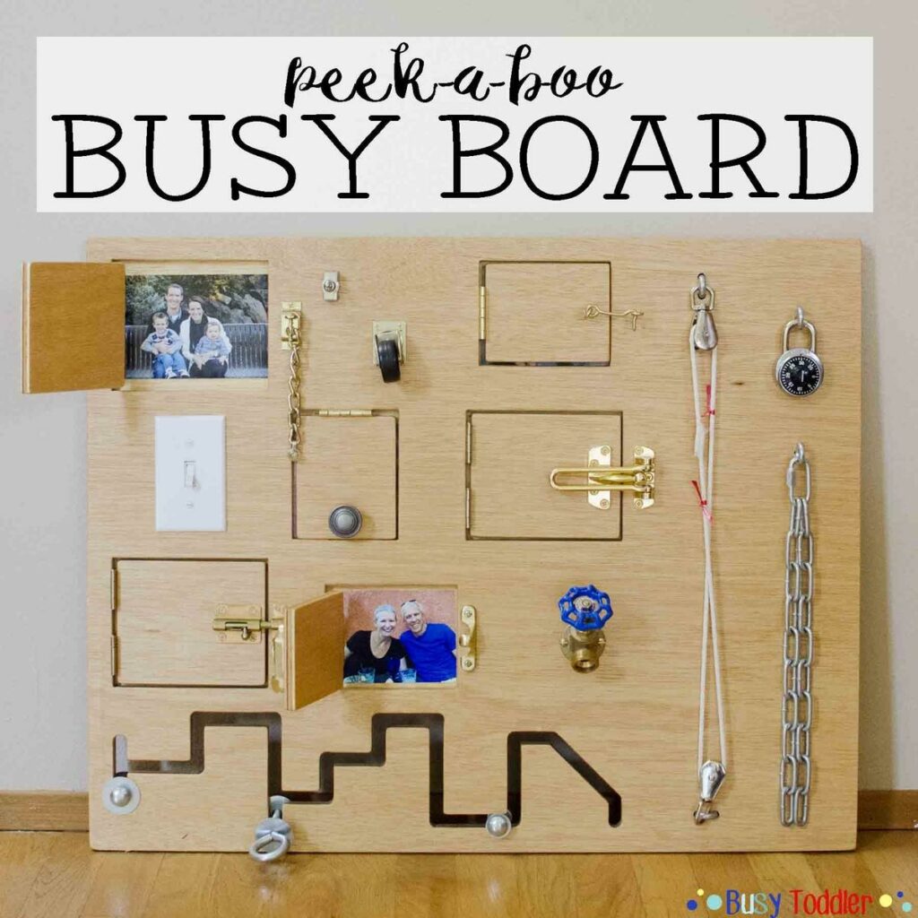 35 Easy DIY Busy Board Ideas for Curious Toddlers