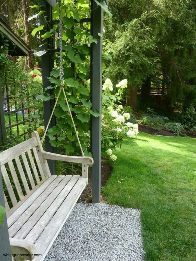 36 Enchanting Backyard Garden Swings for Relaxation