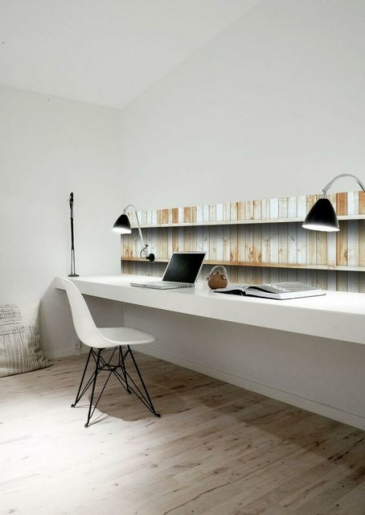 24 Chic Floating Desk Designs for a Modern Home Office