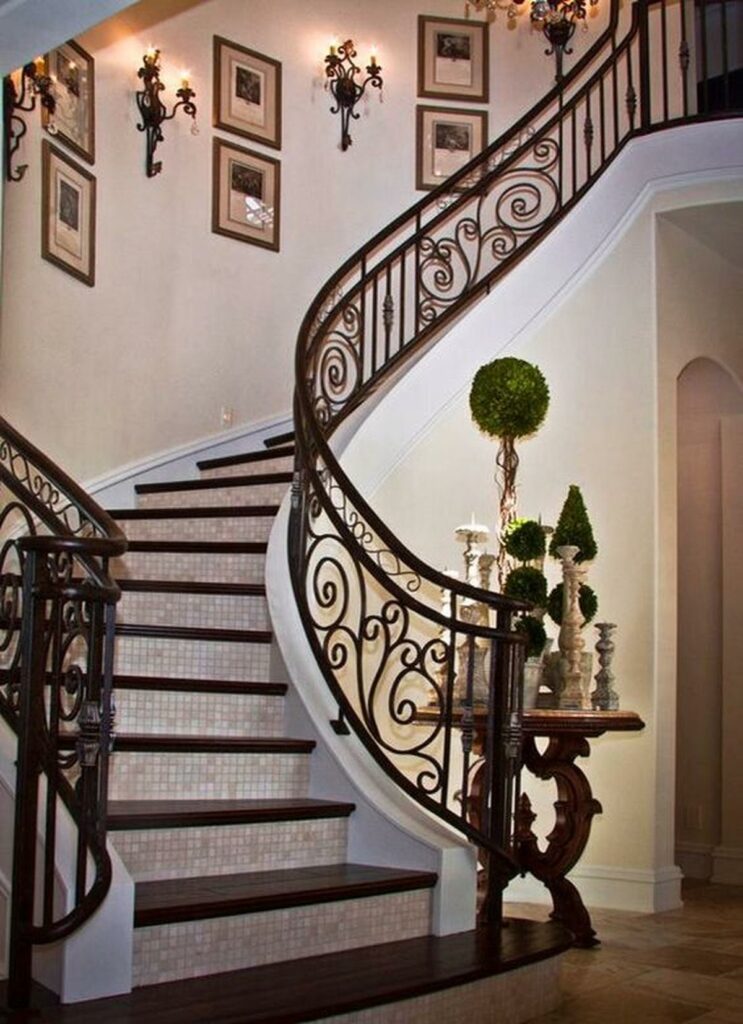 33 Elegant Wrought Iron Railing Designs For Indoor and Outdoor