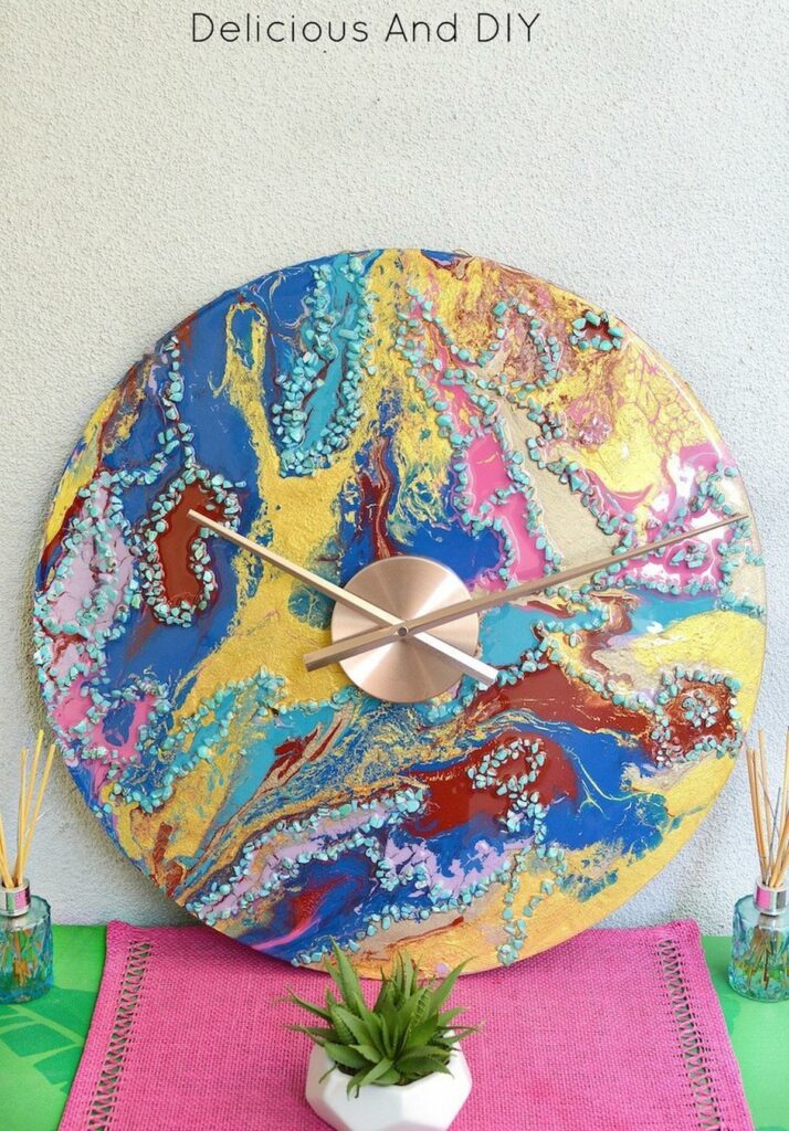 12 Eye-Catching DIY Colorful Clock Ideas for Your Home