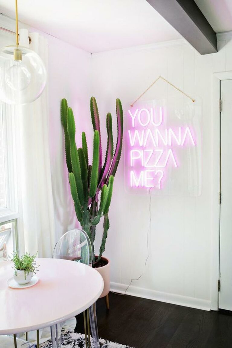 25 Brilliant Ideas To Use Neon Lights For Home Decor