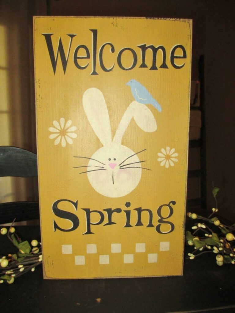 42 Vibrant And Whimsical Spring Signs For Decor