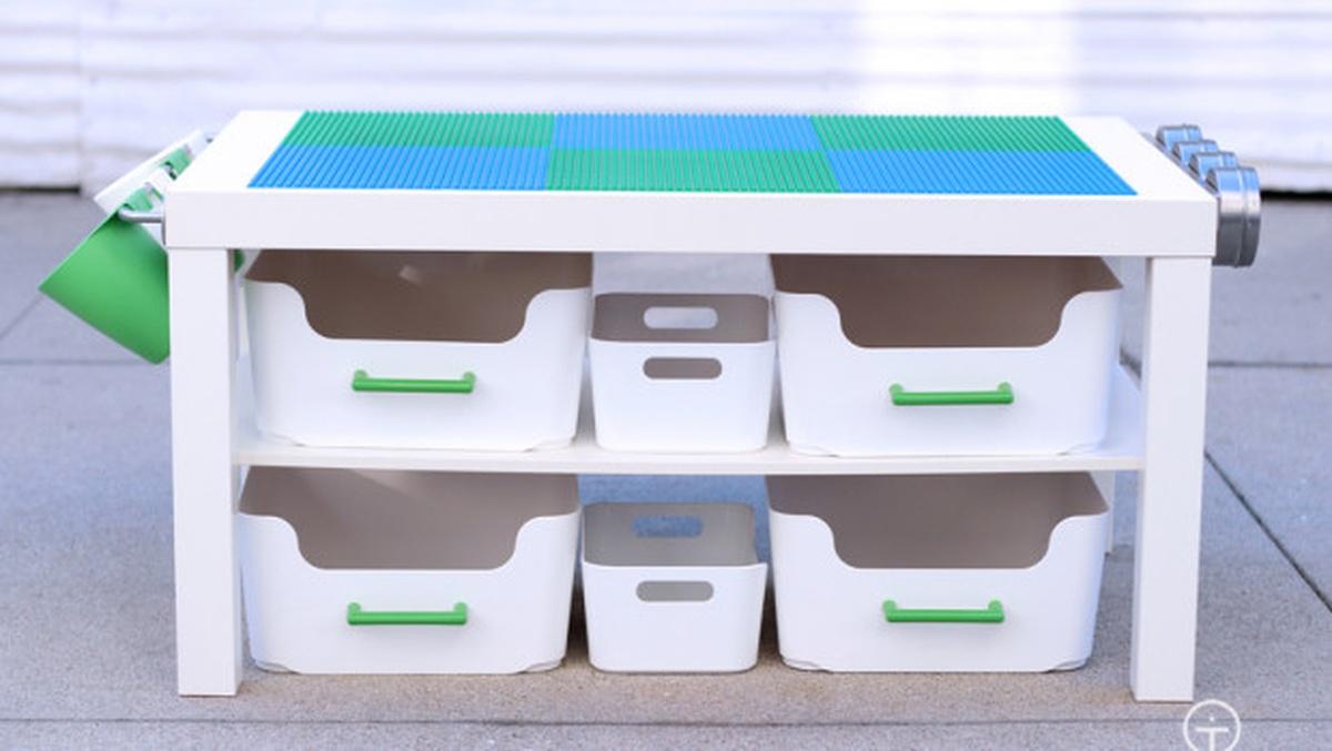 10 Easy DIY Lego Table Ideas Using IKEA Furniture