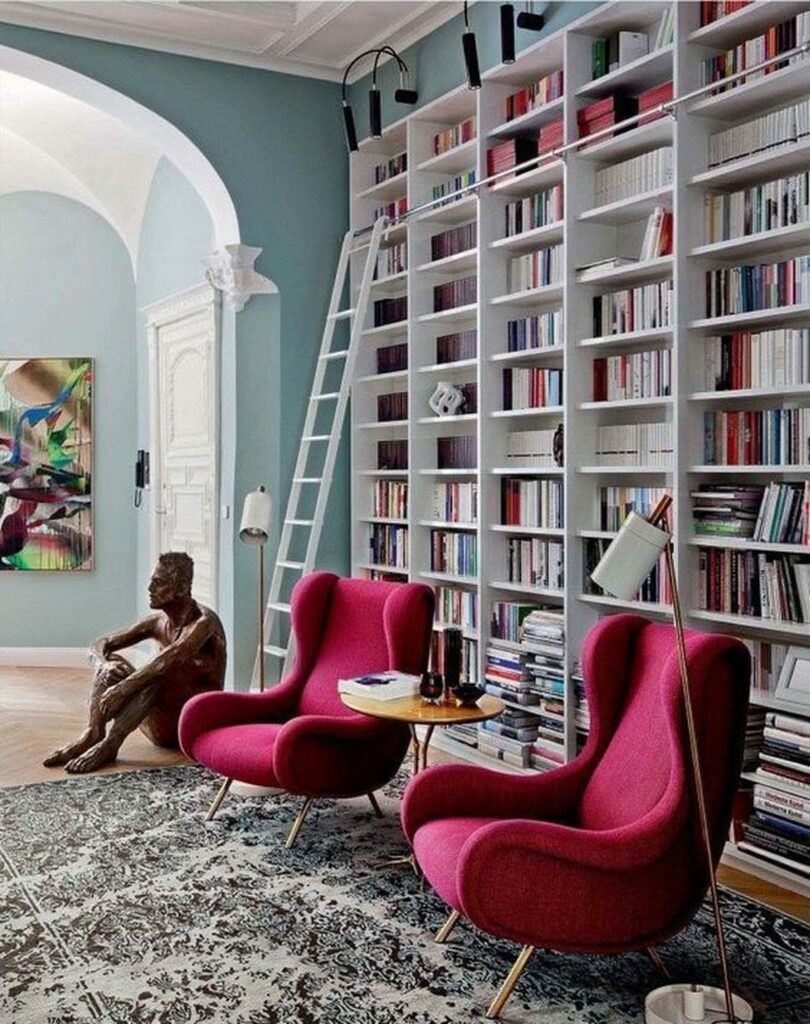 54 Elegant Home Library Designs That Stand Out