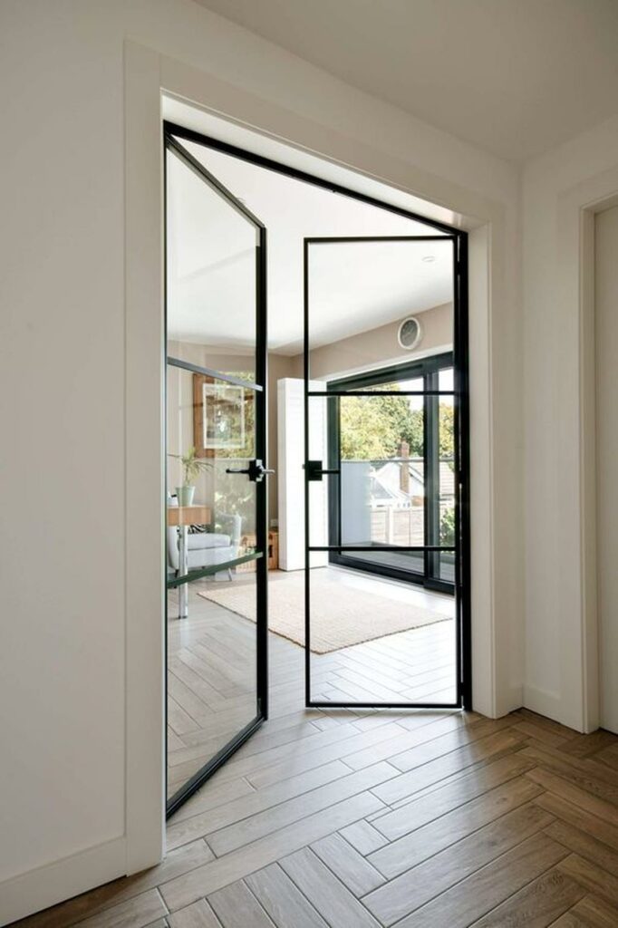 27 Stunning Modern Interior Glass Door Designs