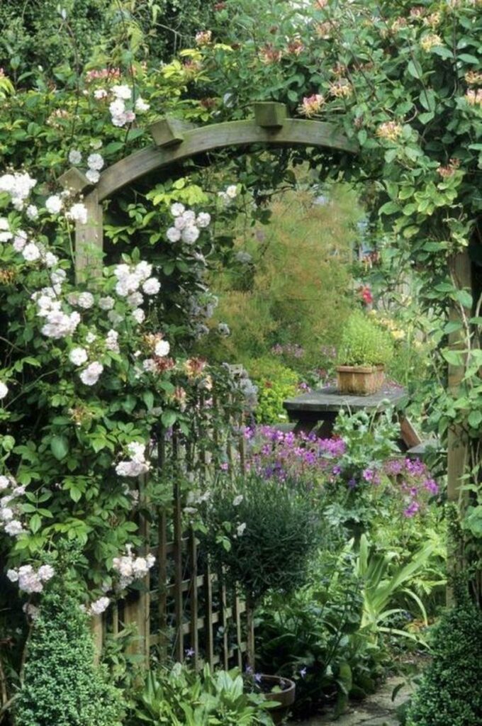 40 Enchanting Flower Garden Arch Ideas