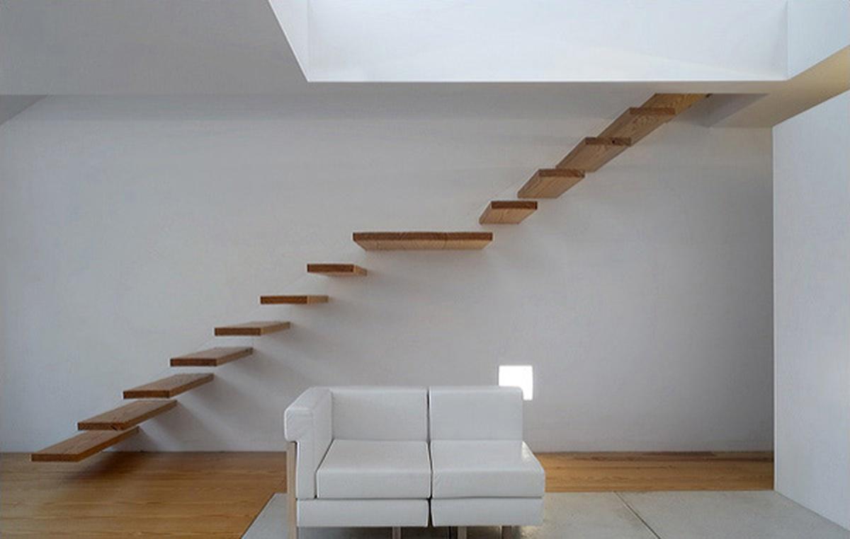 10 Breathtaking Floating Staircase Designs