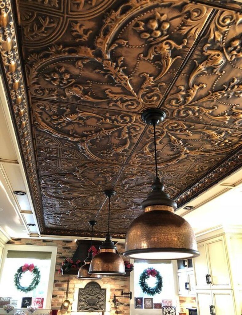 30 Mesmerizing Metallic Ceilings For A Bold Statement