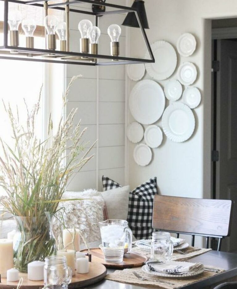 70 Elegant Plate Wall Decorating Ideas