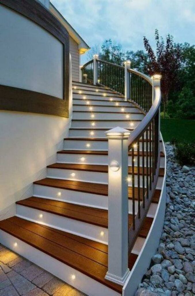 36 Beautiful Outdoor Step Lighting Inspirations