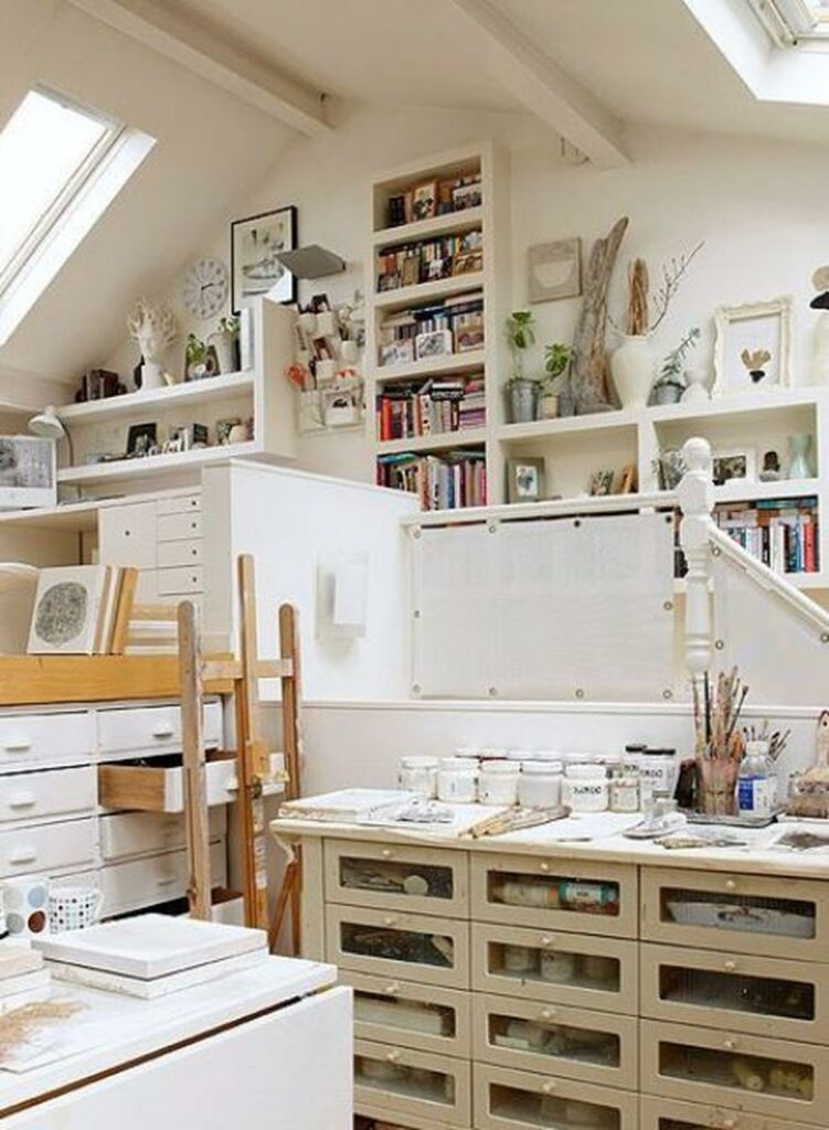 72 Breathtaking Home Art Studio Designs