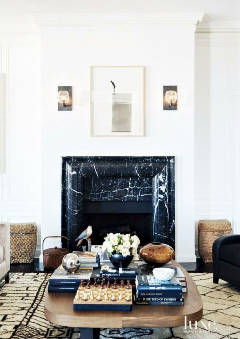 25 Elegant Marble Fireplace Ideas for Luxury Living
