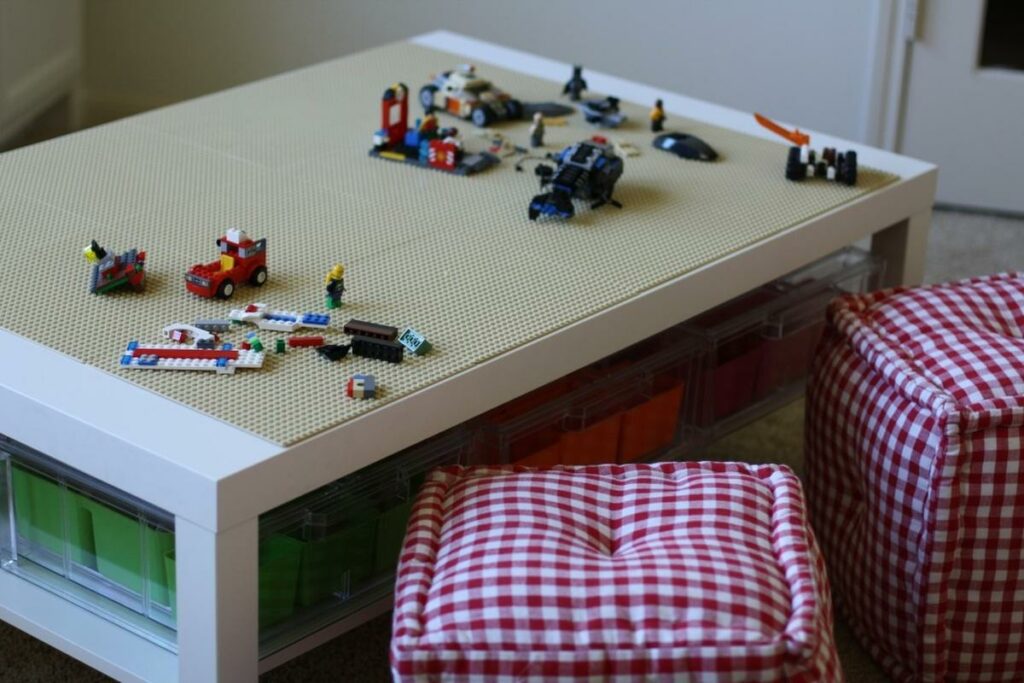 10 Easy DIY Lego Table Ideas Using IKEA Furniture