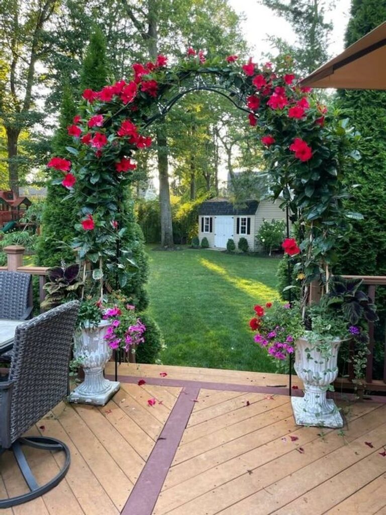 40 Enchanting Flower Garden Arch Ideas
