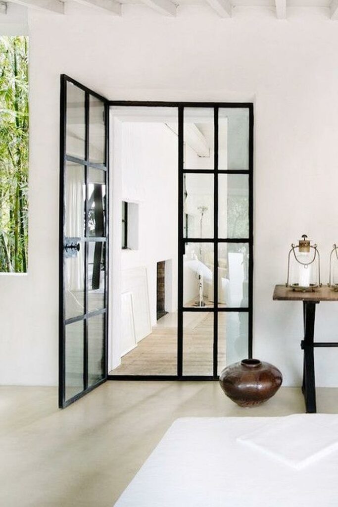 27 Stunning Modern Interior Glass Door Designs