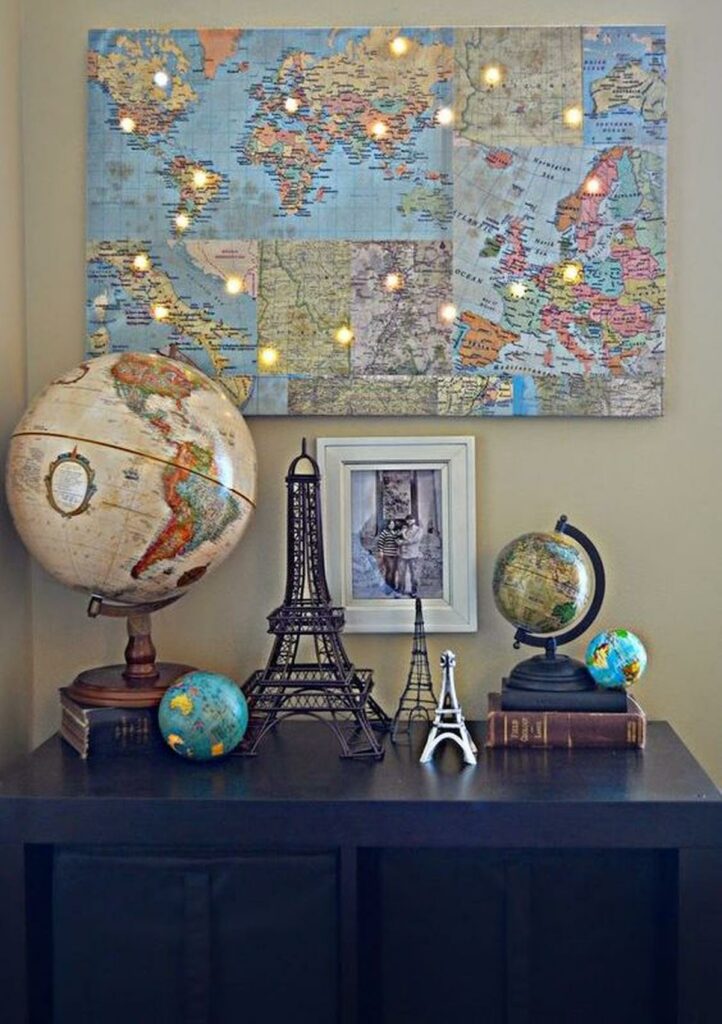 43 Breathtaking Travel-Themed Home Decor Ideas To Showcase