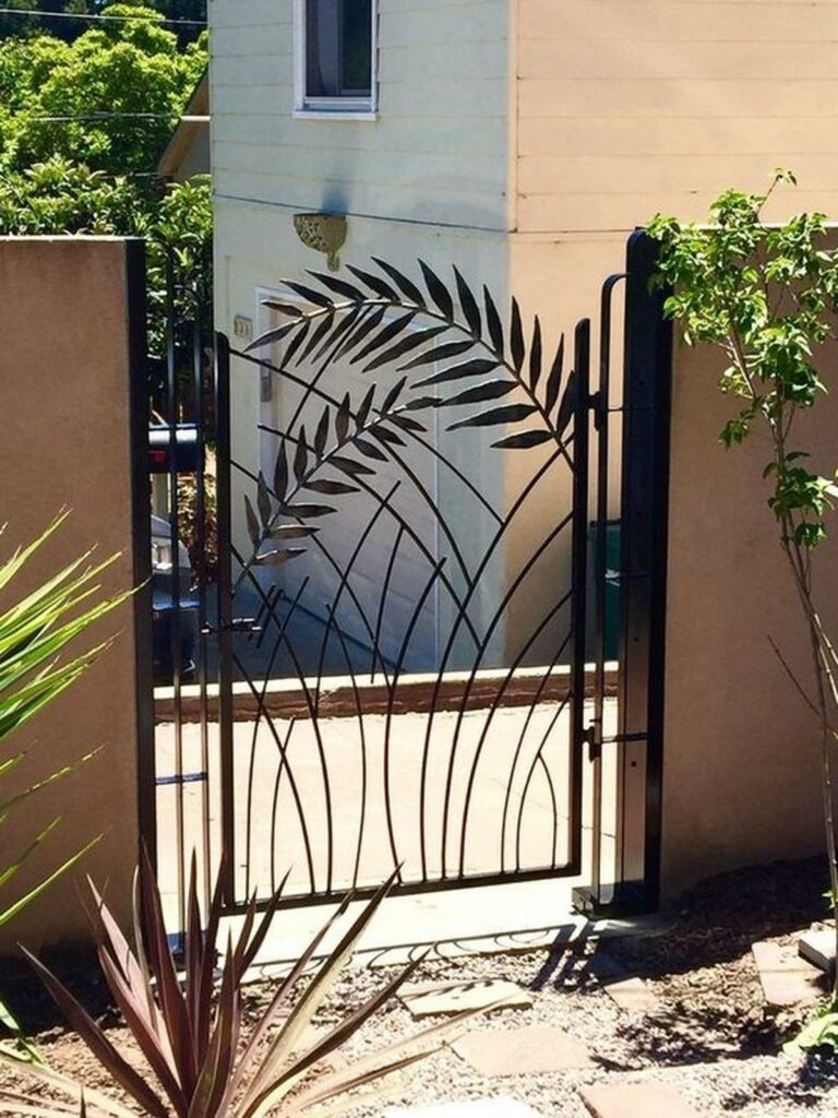 36 Stylish Metal Garden Gate Ideas with Advantages and Disadvantages