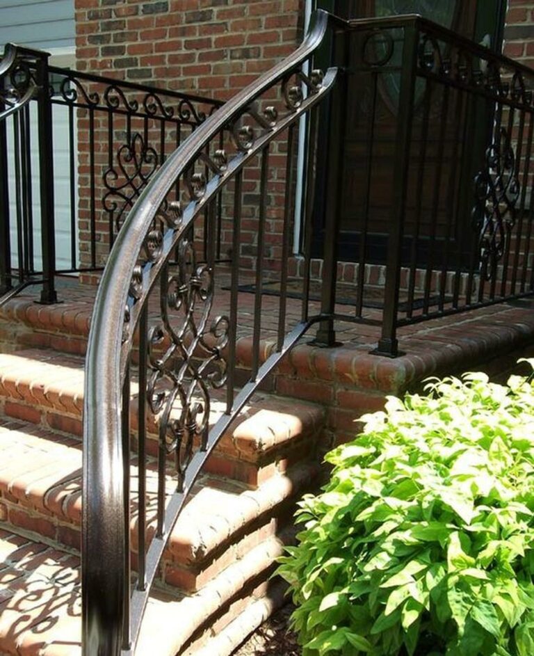 33 Elegant Wrought Iron Railing Designs For Indoor and Outdoor