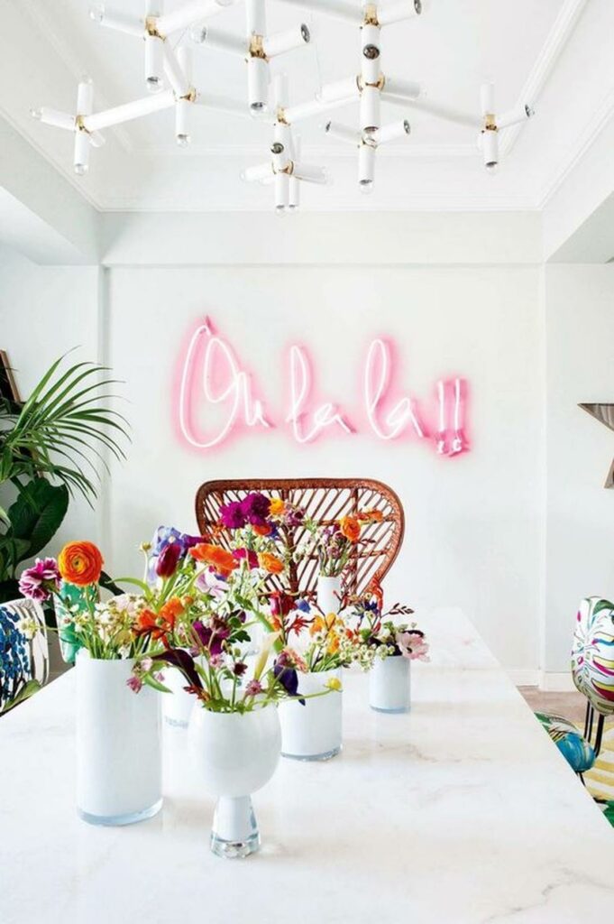 25 Brilliant Ideas To Use Neon Lights For Home Decor
