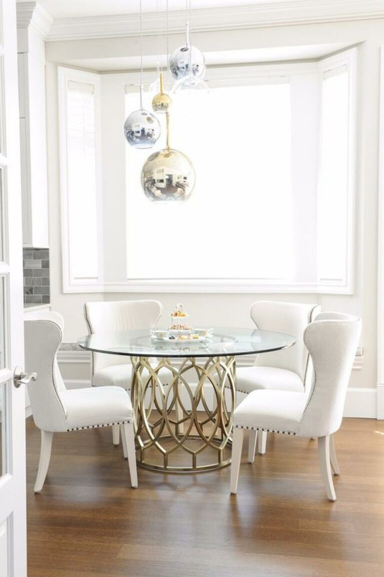 15 Gorgeous Clear Glass Dining Table Ideas for Elegant Homes