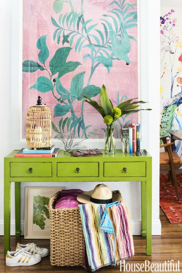 25 Refreshing Ideas To Elevate Your Console Table For Summer