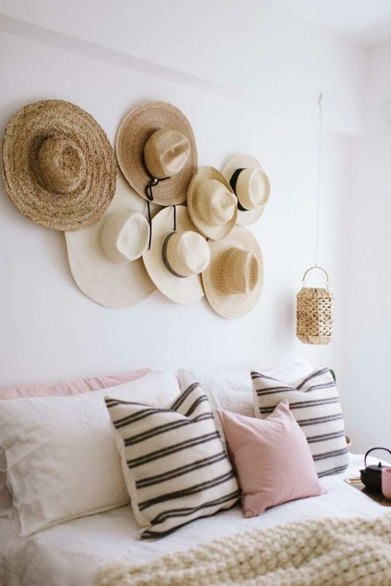35 Innovative Hat Gallery Wall Display Ideas