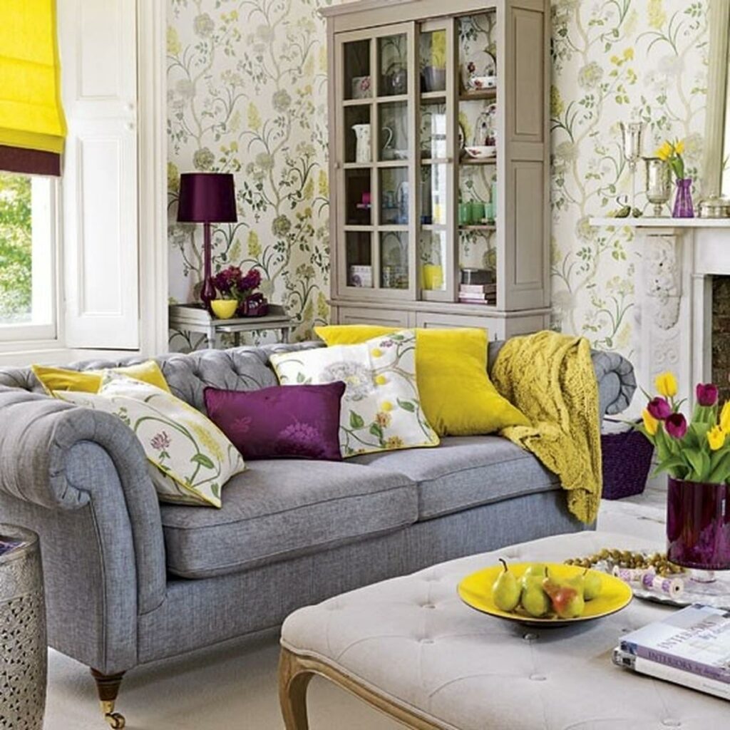 49 Vibrant And Fresh Spring Living Room Designs