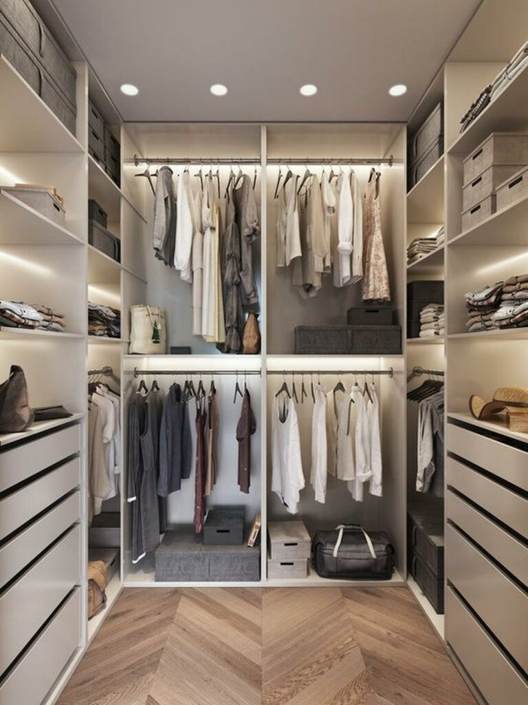 45 Elegant Minimalist Closet Design Ideas