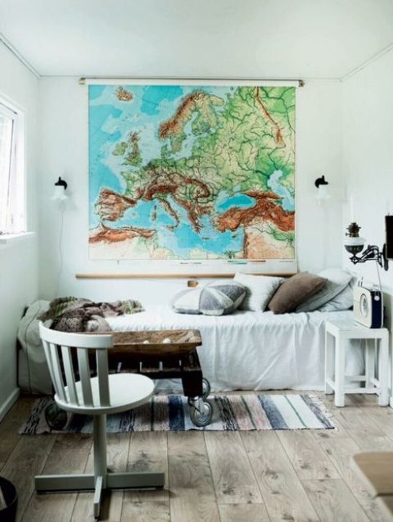 25 Creative Ways To Transform Maps Into Home Decor