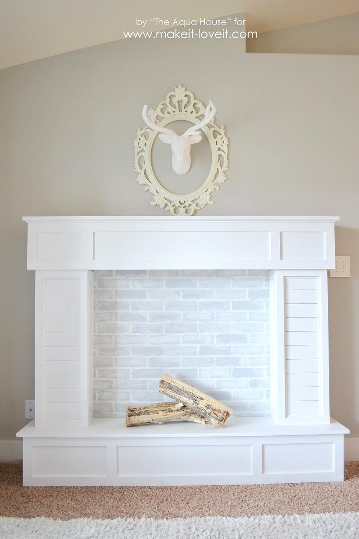 13 Clever DIY Faux Fireplace Projects for Year-Round Warmth