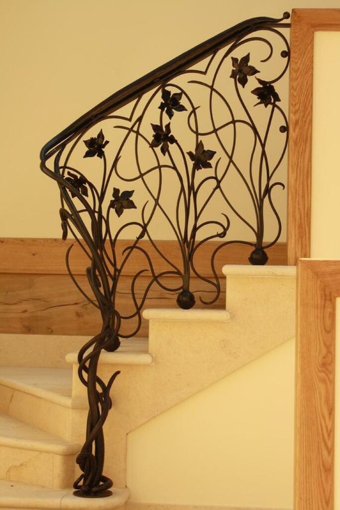 33 Elegant Wrought Iron Railing Designs For Indoor and Outdoor