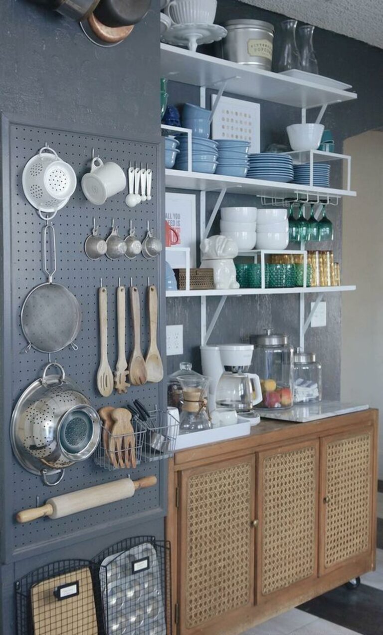 27 Genius Kitchen Wall Storage Ideas for Tidy Spaces