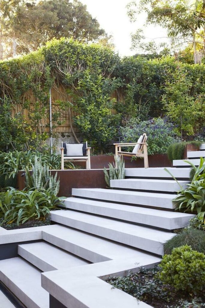 41 Breathtaking Outdoor Floating Steps Ideas