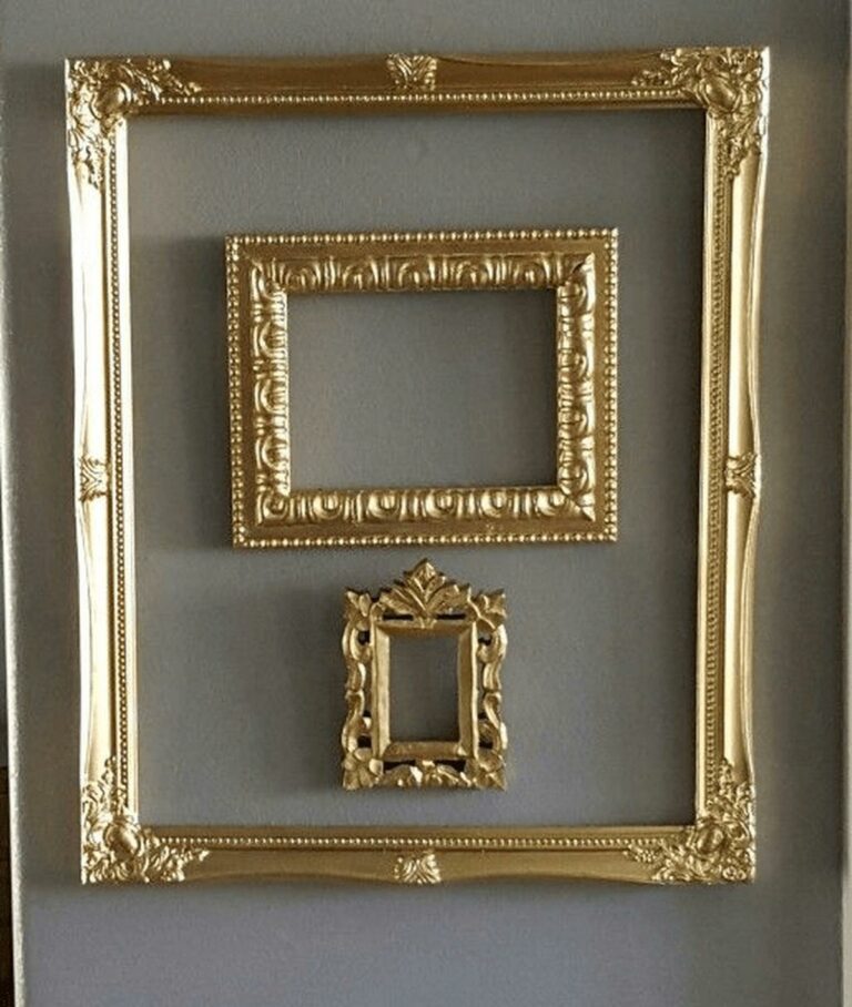 34 Innovative Empty Frame Wall Decor Inspirations